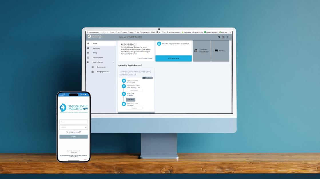 Patient Portal - Diagnostic Imaging NW